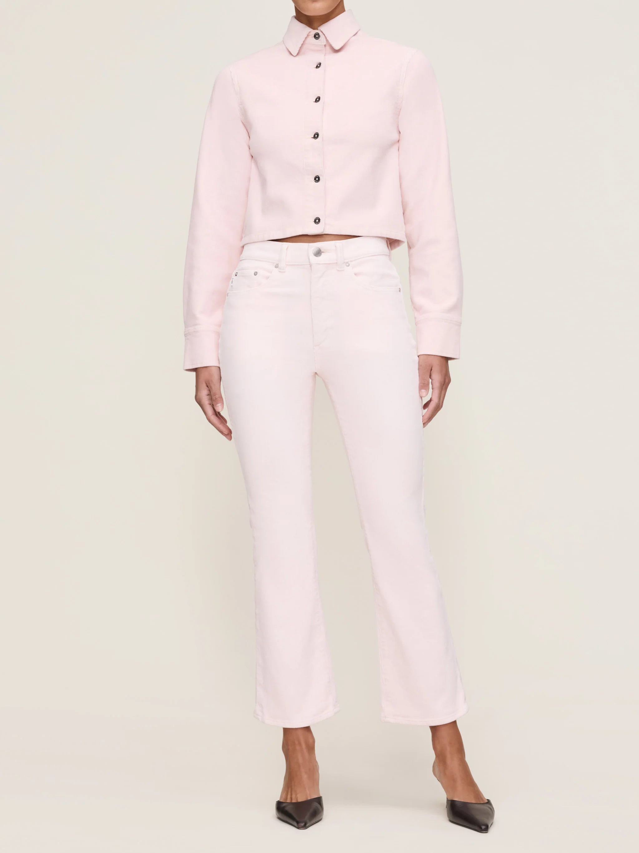 Bridget Boot Jeans | Powder Pink – Charlotte's Inc
