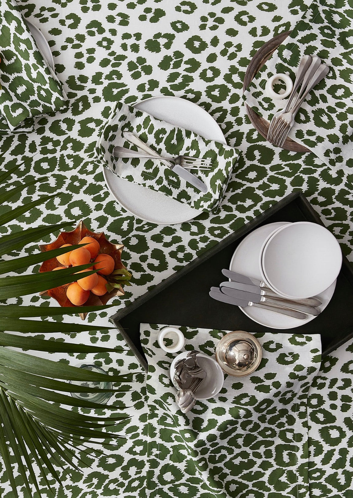 Iconic Leopard Tablecloth – Charlotte's Inc