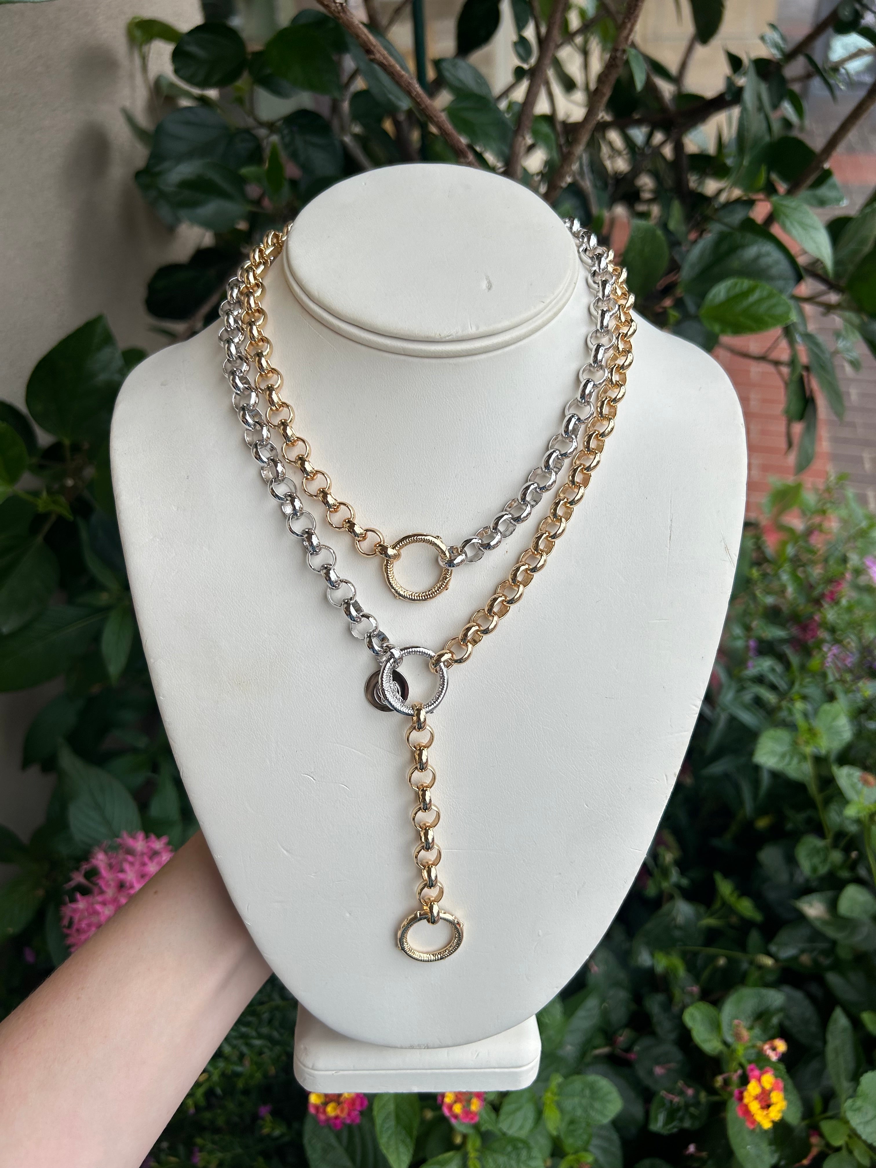 Gilver Lariat Multi-Style Rolo Chain – Charlotte's Inc